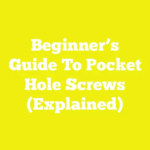 Beginner's Guide To Pocket Hole Screws (Explained)