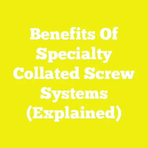 Benefits Of Specialty Collated Screw Systems (Explained)