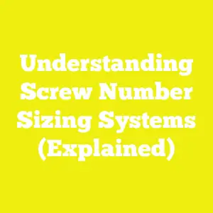 Identifying Screw Drive Types (Explained)