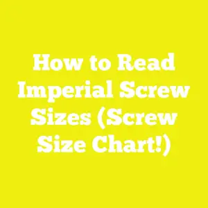 What Size Kreg Screw Chart? (3 Pocket-Hole Sizes!)