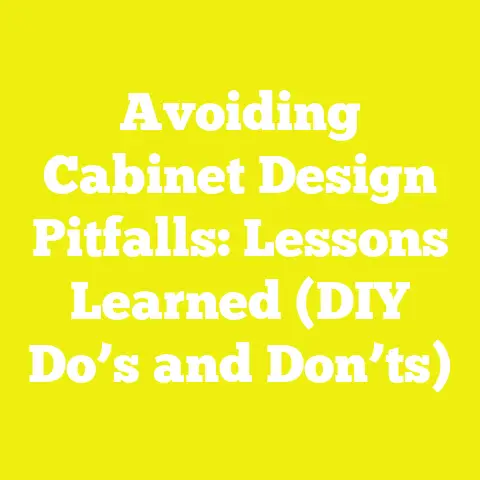 Avoiding Cabinet Design Pitfalls: Lessons Learned (DIY Do's and Don'ts)