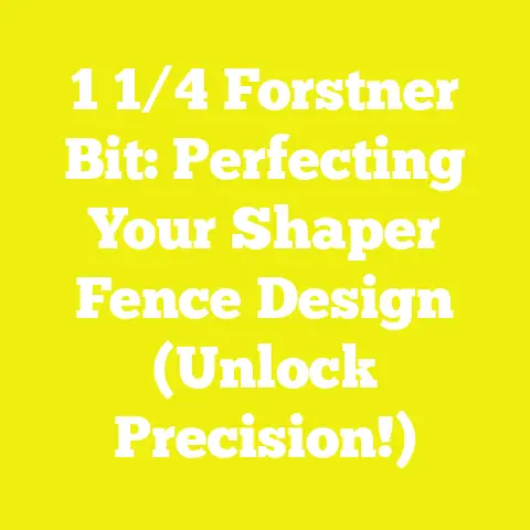 1 1/4 Forstner Bit: Perfecting Your Shaper Fence Design (Unlock Precision!)