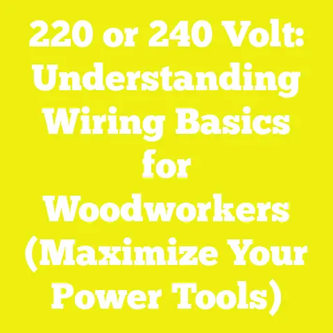 220 or 240 Volt: Understanding Wiring Basics for Woodworkers (Maximize ...