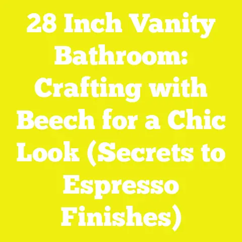 28 Inch Vanity Bathroom: Crafting with Beech for a Chic Look (Secrets ...