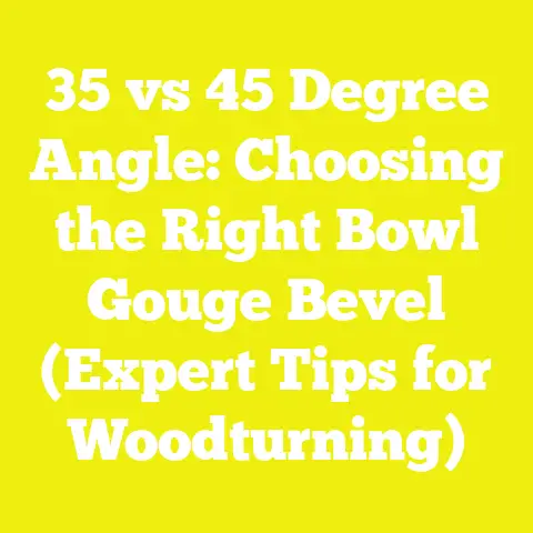 35 vs 45 Degree Angle: Choosing the Right Bowl Gouge Bevel (Expert Tips ...