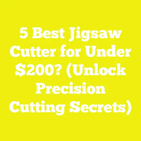 5 Best Jigsaw Cutter for Under $200? (Unlock Precision Cutting Secrets)