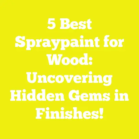 5 Best Spraypaint for Wood: Uncovering Hidden Gems in Finishes!