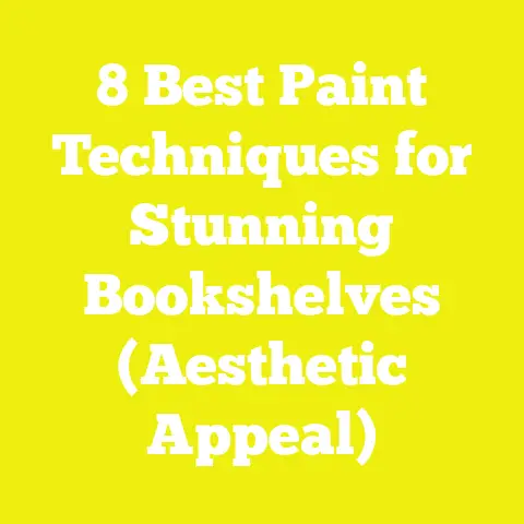 8 Best Paint Techniques for Stunning Bookshelves (Aesthetic Appeal)
