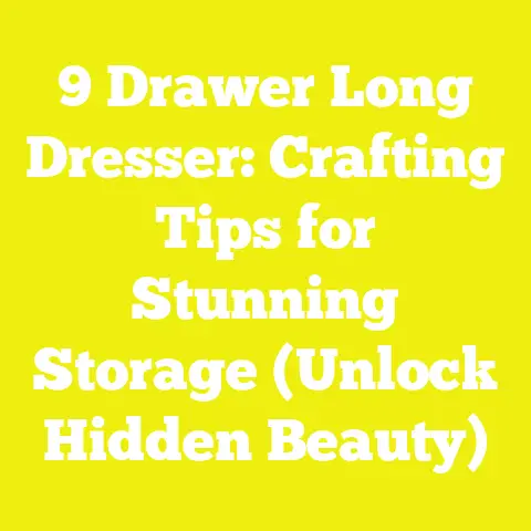 9 Drawer Long Dresser: Crafting Tips for Stunning Storage (Unlock ...