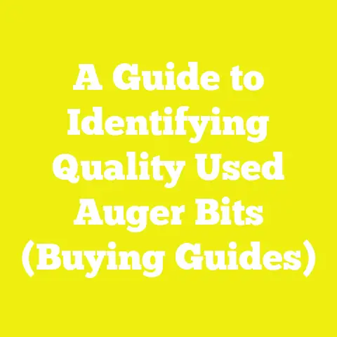A Guide to Identifying Quality Used Auger Bits (Buying Guides)