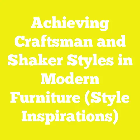 Achieving Craftsman and Shaker Styles in Modern Furniture (Style ...