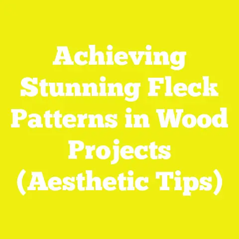 Achieving Stunning Fleck Patterns in Wood Projects (Aesthetic Tips)