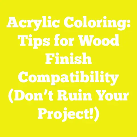 Acrylic Coloring: Tips for Wood Finish Compatibility (Don't Ruin Your ...