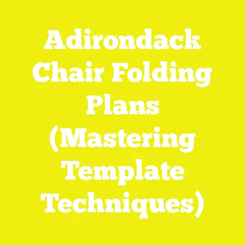 Adirondack Chair Folding Plans (Mastering Template Techniques)