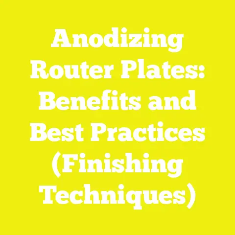 Anodizing Router Plates: Benefits and Best Practices (Finishing Techniques)