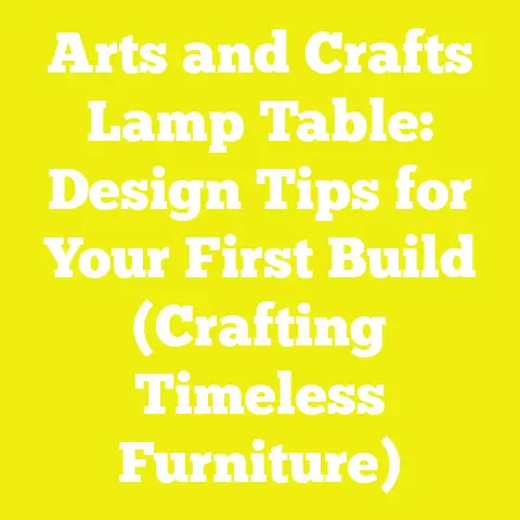 Arts and Crafts Lamp Table: Design Tips for Your First Build (Crafting ...