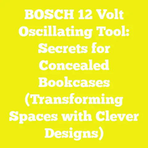 BOSCH 12 Volt Oscillating Tool: Secrets for Concealed Bookcases ...