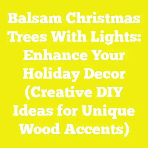 Balsam Christmas Trees With Lights: Enhance Your Holiday Decor ...