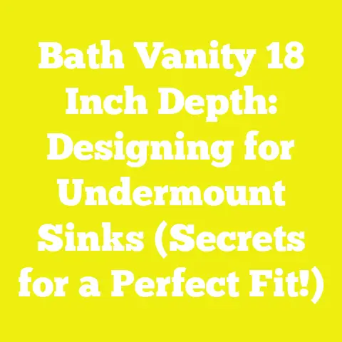 Bath Vanity 18 Inch Depth: Designing for Undermount Sinks (Secrets for ...