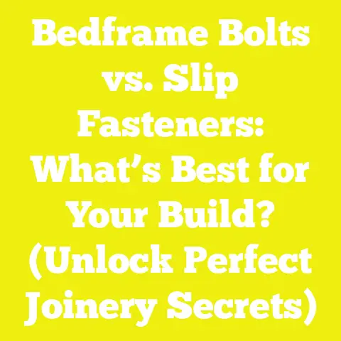 Bedframe Bolts vs. Slip Fasteners: What's Best for Your Build? (Unlock ...