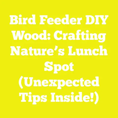Bird Feeder DIY Wood: Crafting Nature's Lunch Spot (Unexpected Tips ...