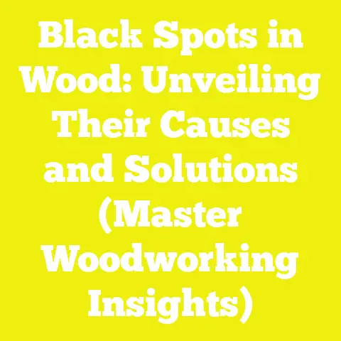 Black Spots in Wood: Unveiling Their Causes and Solutions (Master ...
