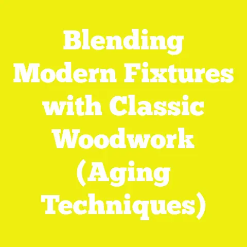 Blending Modern Fixtures with Classic Woodwork (Aging Techniques)