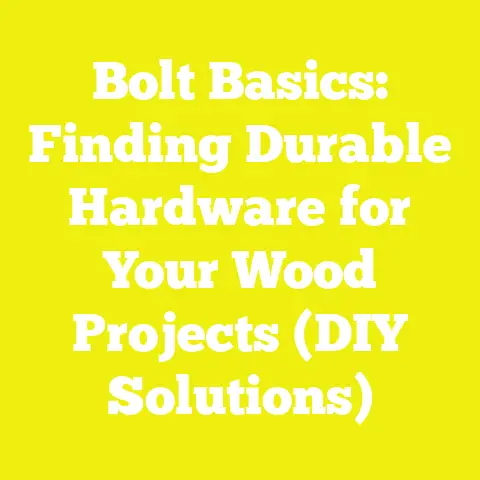Bolt Basics: Finding Durable Hardware for Your Wood Projects (DIY ...