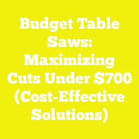 Budget Table Saws: Maximizing Cuts Under $700 (Cost-Effective Solutions)