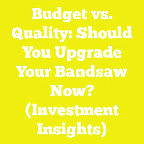 Budget vs. Quality: Should You Upgrade Your Bandsaw Now? (Investment ...