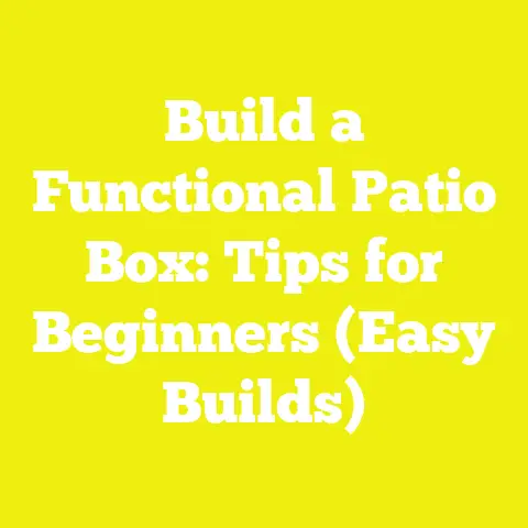 Build a Functional Patio Box: Tips for Beginners (Easy Builds)