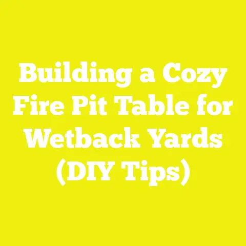 Building a Cozy Fire Pit Table for Wetback Yards (DIY Tips)
