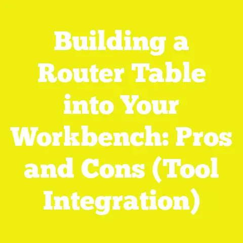Building a Router Table into Your Workbench: Pros and Cons (Tool ...