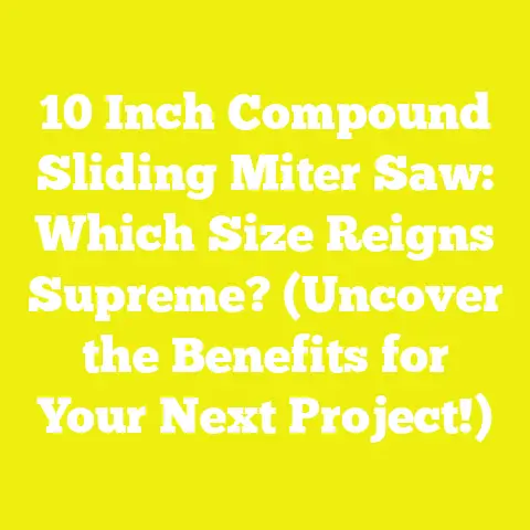 10 Inch Compound Sliding Miter Saw: Which Size Reigns Supreme? (Uncover ...