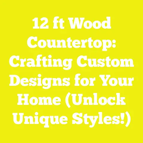 12 ft Wood Countertop: Crafting Custom Designs for Your Home (Unlock ...