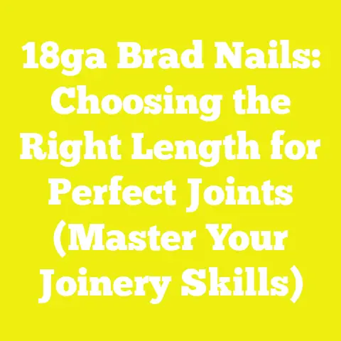 18ga Brad Nails: Choosing the Right Length for Perfect Joints (Master ...