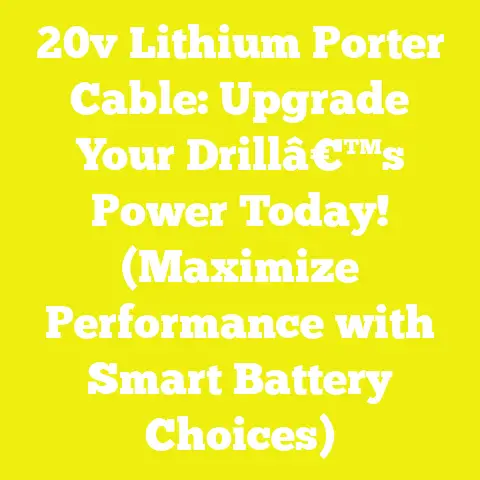 20v Lithium Porter Cable: Upgrade Your Drillâ€™s Power Today! (Maximize ...