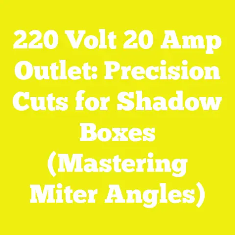 220 Volt 20 Amp Outlet: Precision Cuts for Shadow Boxes (Mastering ...