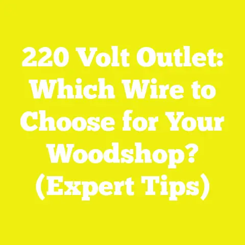 220 Volt Outlet: Which Wire to Choose for Your Woodshop? (Expert Tips)