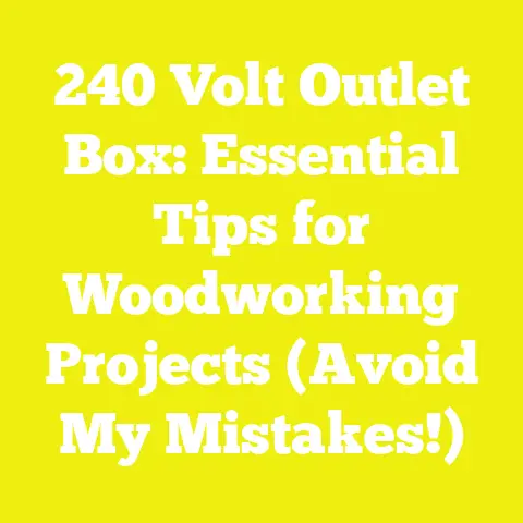 240 Volt Outlet Box: Essential Tips for Woodworking Projects (Avoid My ...
