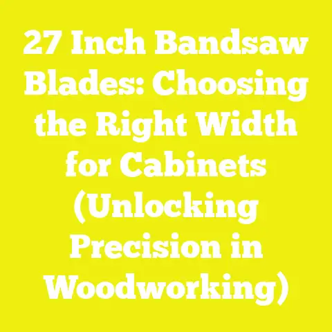 27 Inch Bandsaw Blades: Choosing the Right Width for Cabinets ...