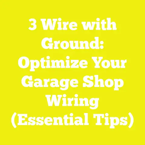 3 Wire with Ground: Optimize Your Garage Shop Wiring (Essential Tips)