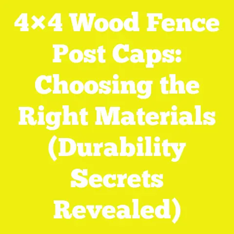 4x4 Wood Fence Post Caps: Choosing the Right Materials (Durability ...