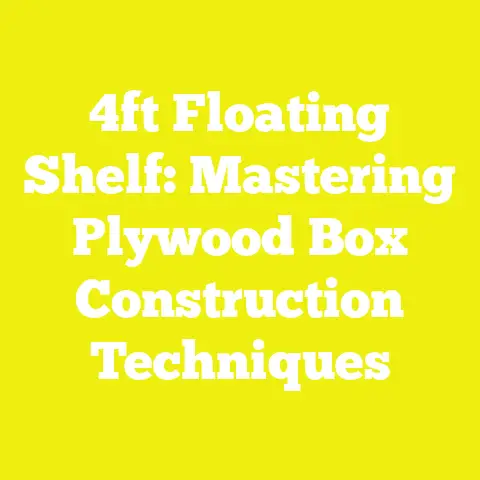 4ft Floating Shelf: Mastering Plywood Box Construction Techniques