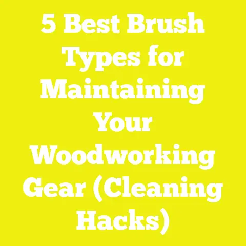 5 Best Brush Types for Maintaining Your Woodworking Gear (Cleaning Hacks)