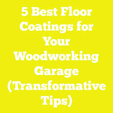 5 Best Floor Coatings for Your Woodworking Garage (Transformative Tips)