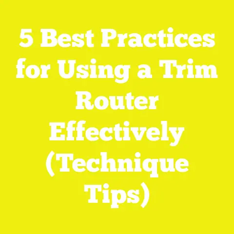 5 Best Practices for Using a Trim Router Effectively (Technique Tips)
