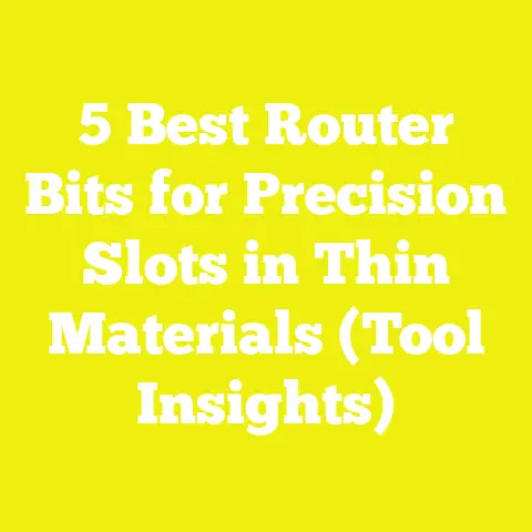 5 Best Router Bits for Precision Slots in Thin Materials (Tool Insights)