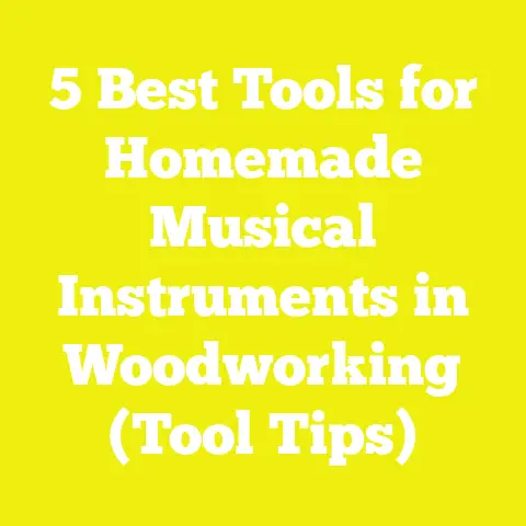 5 Best Tools for Homemade Musical Instruments in Woodworking (Tool Tips)