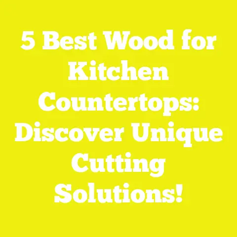 5 Best Wood for Kitchen Countertops: Discover Unique Cutting Solutions!